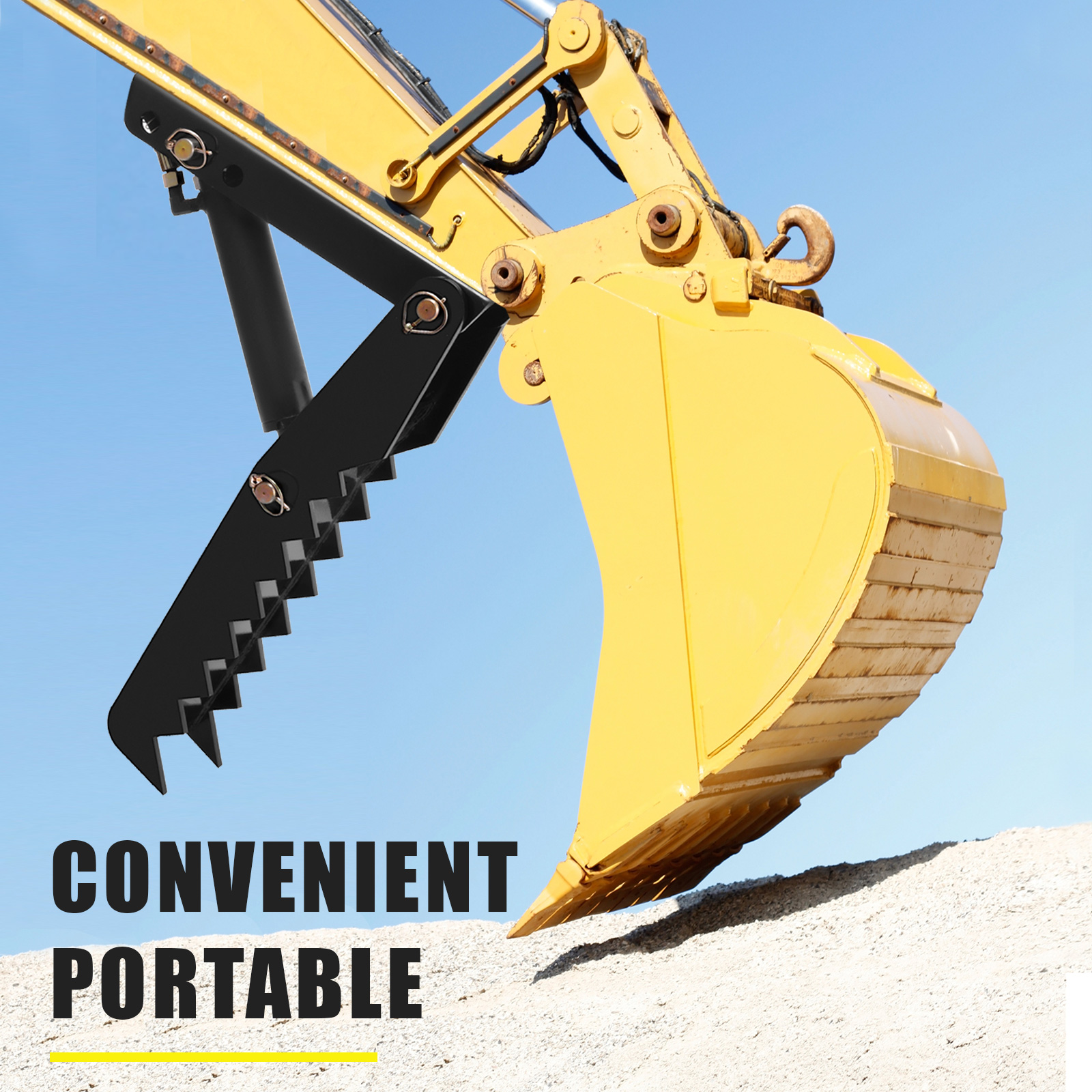 VEVOR Backhoe Thumb 27 inch Hydraulic Backhoe Excavator Thumb ...