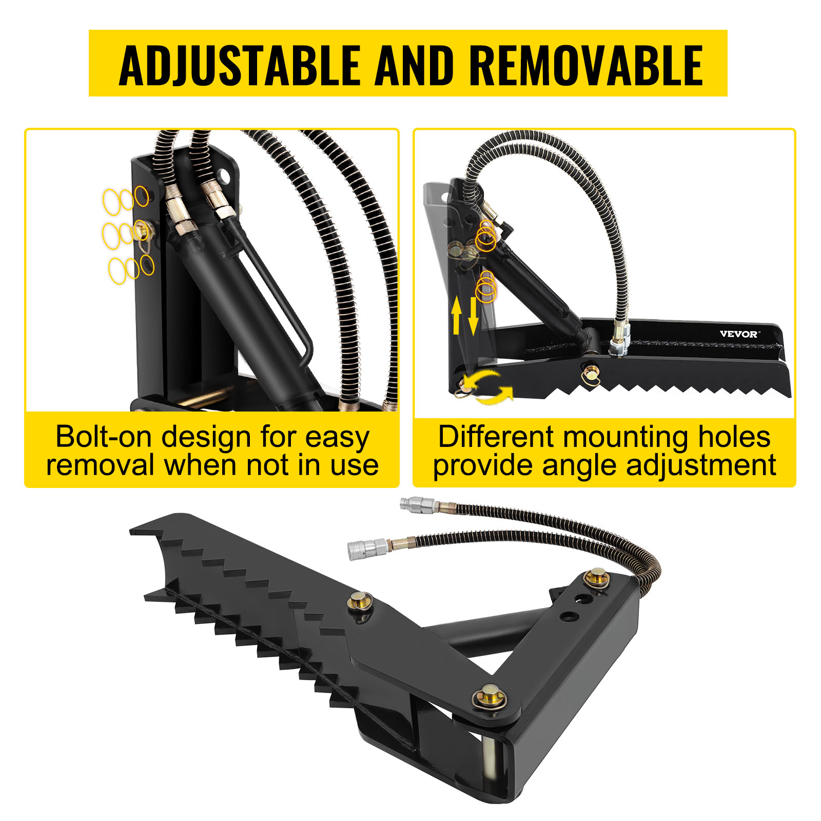 VEVOR Backhoe Thumb 32 inch Hydraulic Backhoe Excavator Thumb ...