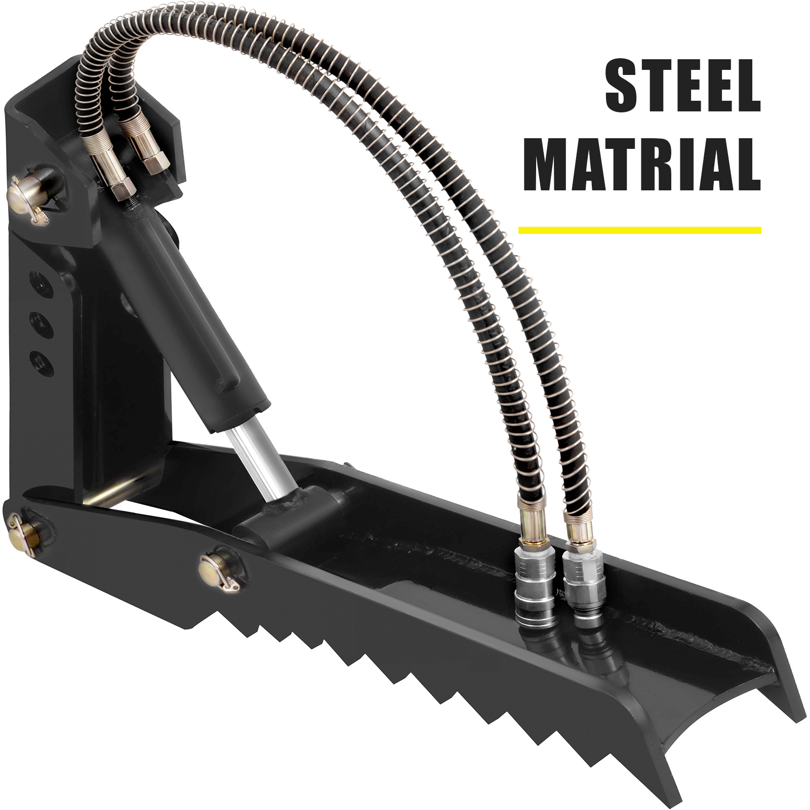 36" Hydraulic Backhoe Thumb Hoe Clamp 5/8" Steel Plate Assembly ...