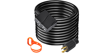 Generator Power Cord Extension Cord 25FT 30A L14-30P to 4*N5-20R ...
