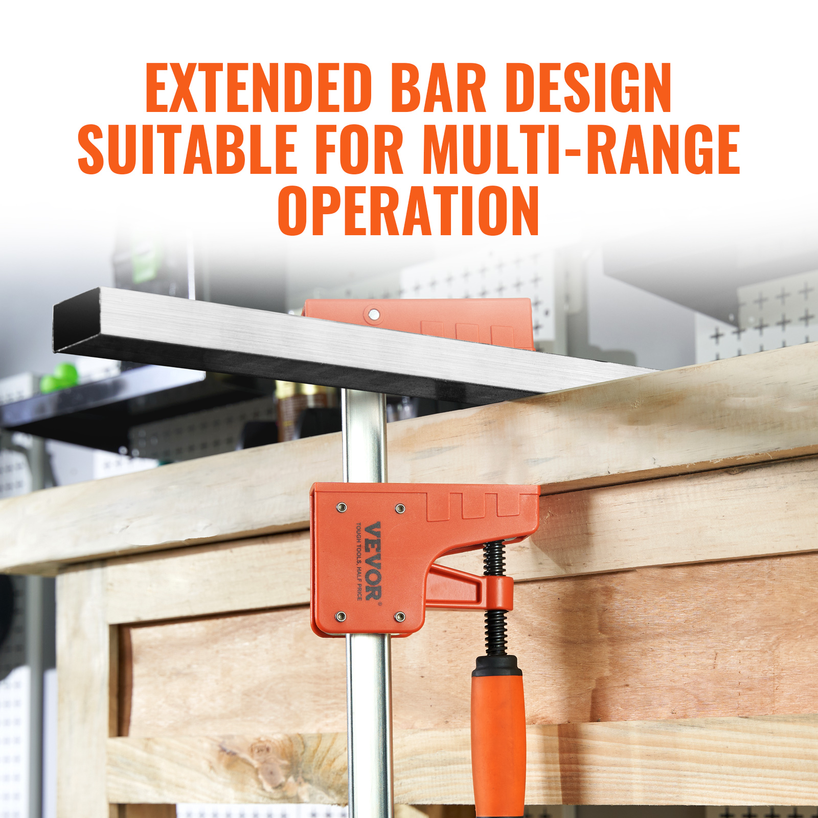 Bar Clamps for Woodworking F Clamp 2/6-Pack 6/12/24/36/50in Clamp | eBay