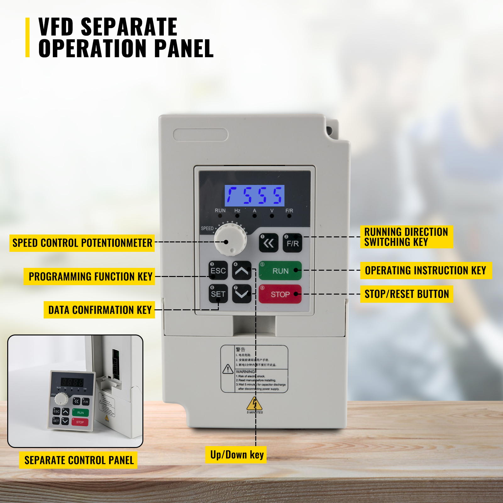 Vevor Cnc Spindle Motor Kit Air Cooled Spindle Motor 2.2kw 220v Vfd ...