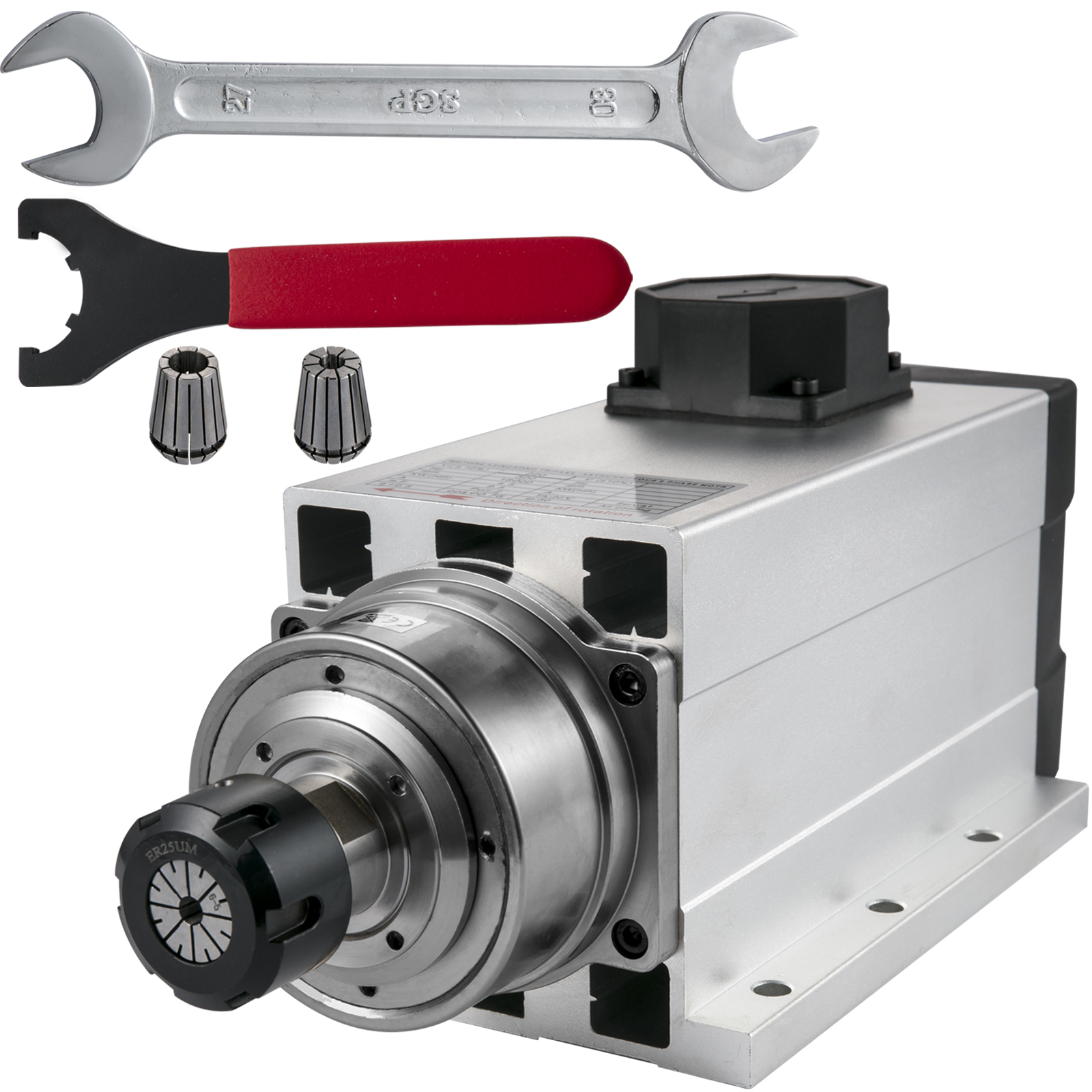 Vevor Motor De Husillo Refrigerado Por Aire Motor De Husillo Cnc 4,5 Kw ...