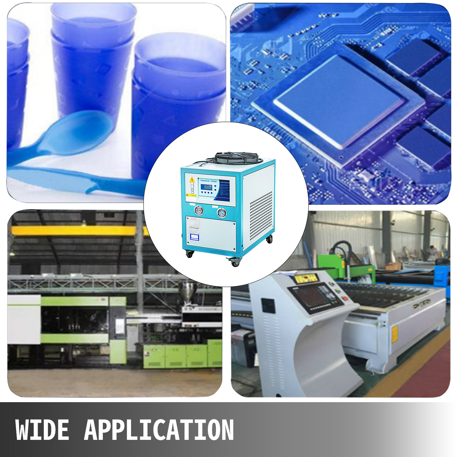 Recirculating Chiller Circulating Chiller 2T Air-cooled Industrial ...