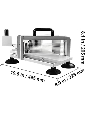 Mophorn Commercial Tomato Slicer, 1/4 inch Tomato Cutter Slicer ...