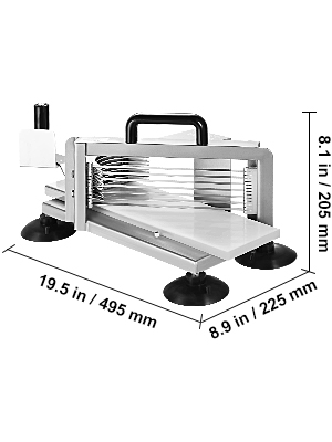 Mophorn Commercial Tomato Slicer, 3/16 inch Tomato Cutter Slicer ...