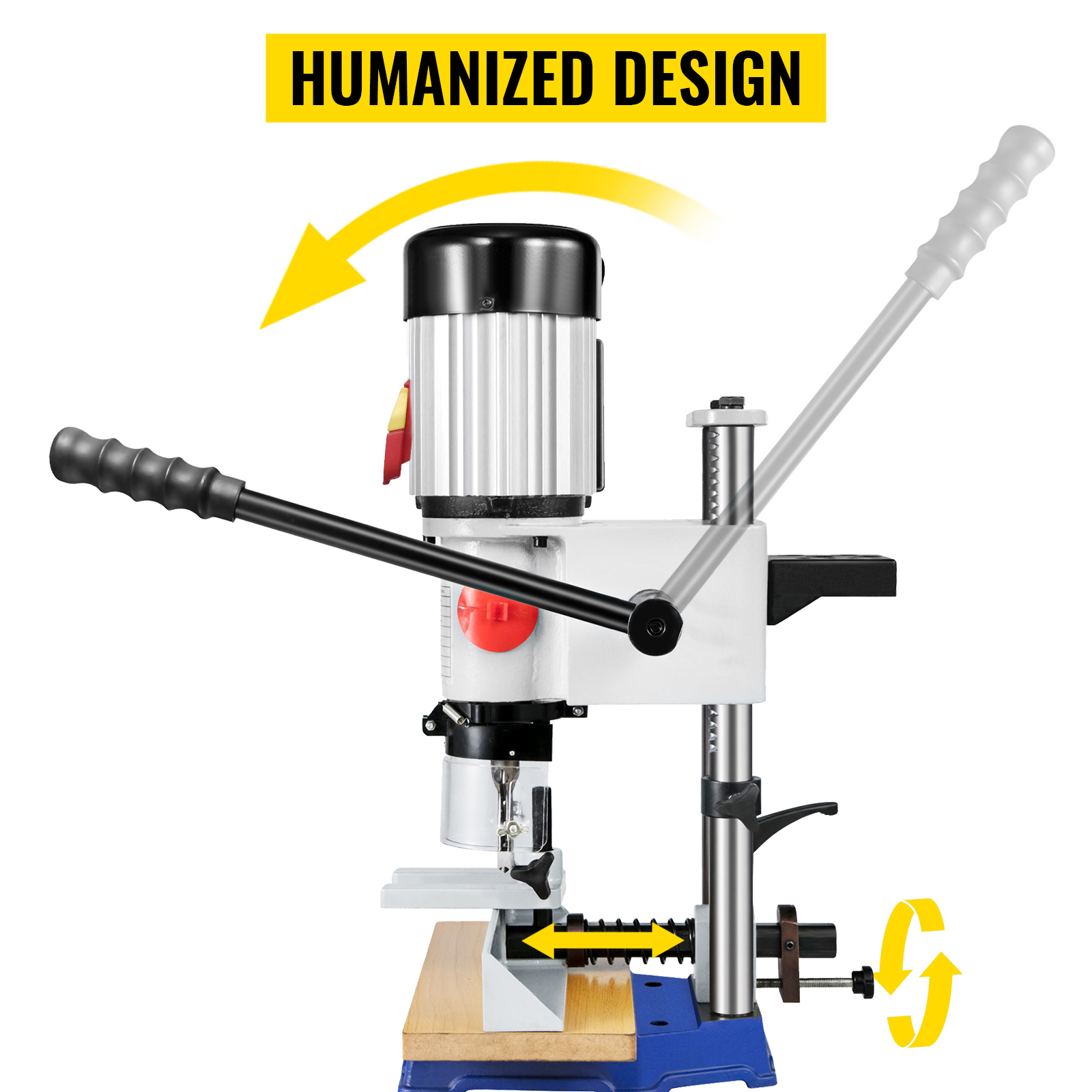 VEVOR Mortise Machine Hollow Chisel Mortise With Chisel Bit Set for ...