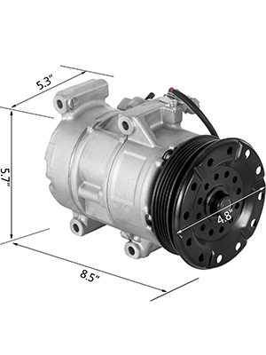AC A/C Compressor For 2007-2010 Toyota Yaris 1.5L 157318 CO 11078C ...