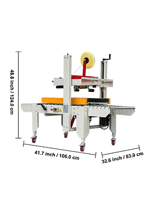 VEVOR Case Sealer 180W Box Sealing Machine, Automatic Box Sealer ...
