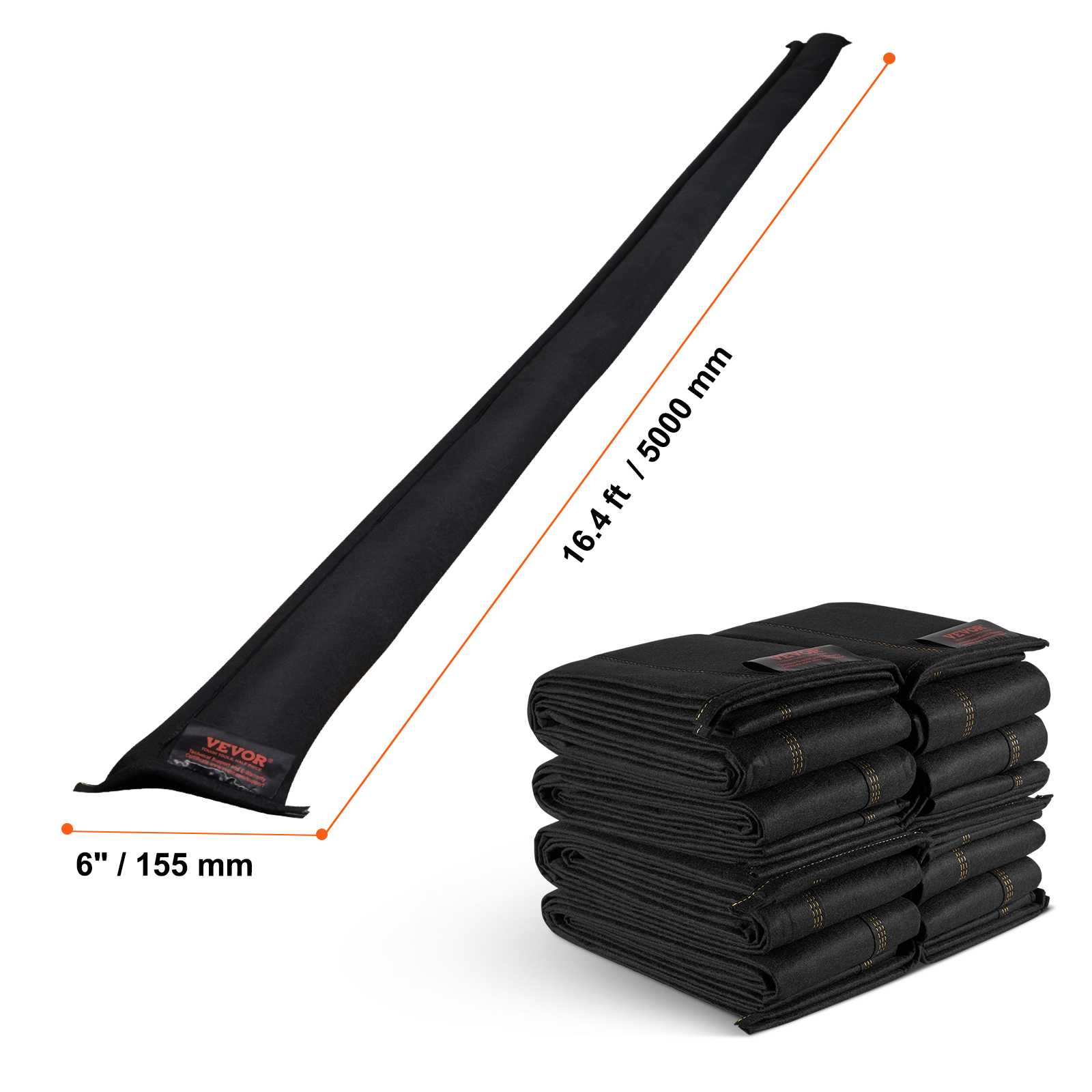 Mophorn Flood Barriers, Water Flood Dam Bags 8 Pack, Water Barriers for ...