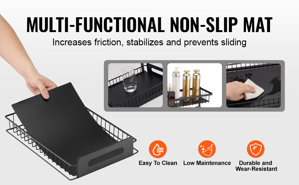 2-Tier Wire Pull Out Cabinet Under Sink Organizer 10.7"x14.2" Drawer ...