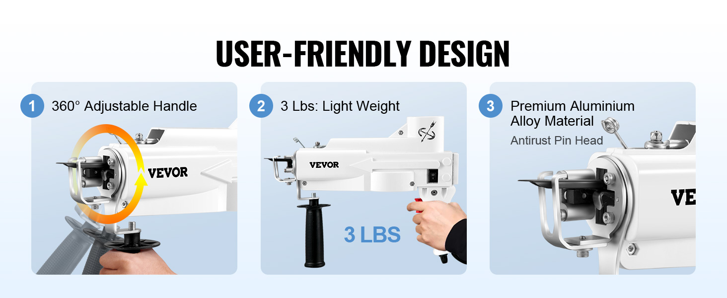 VEVOR Tufting Gun, Cut Pile Electric Carpet Weaving Flocking Machine ...