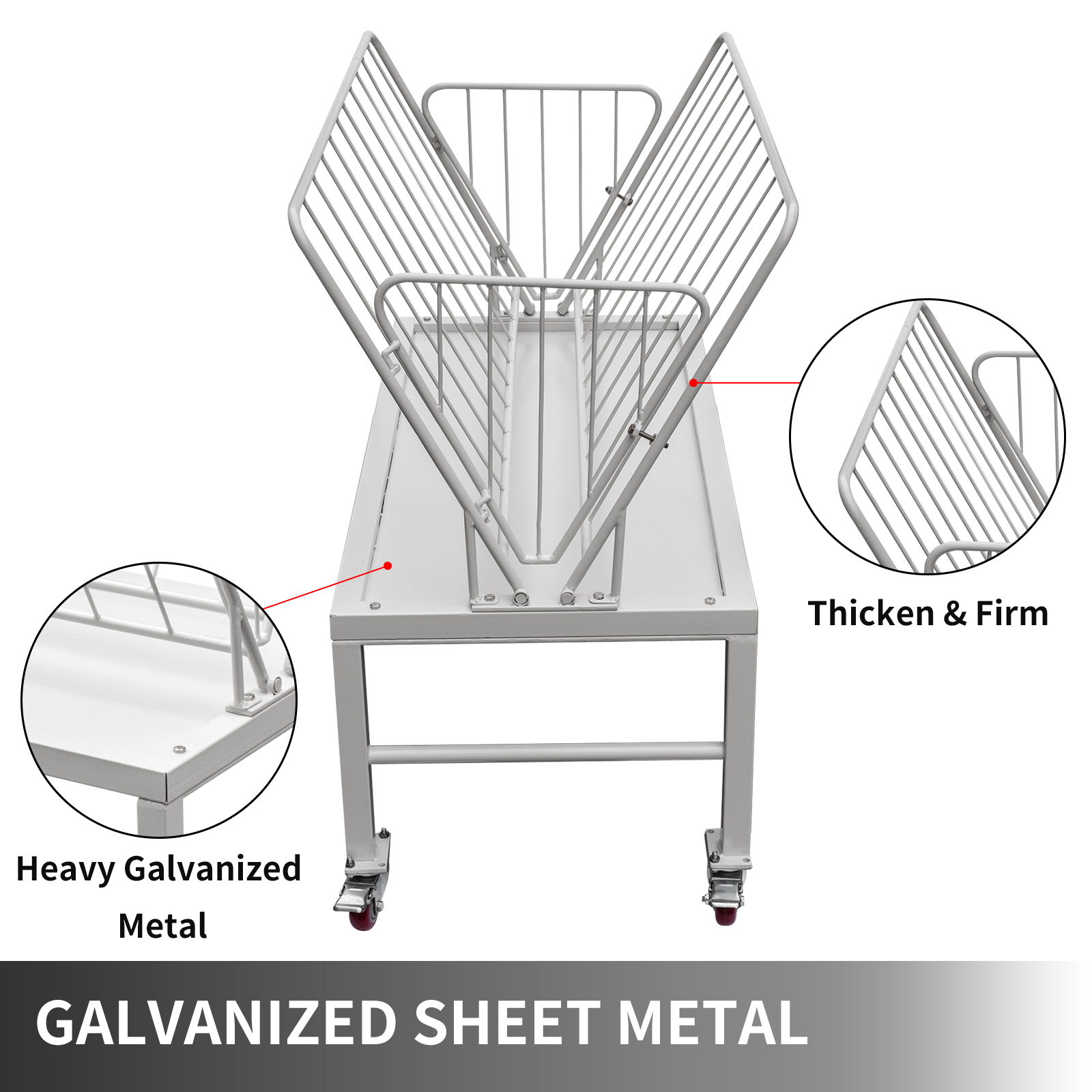 Removable Hay Rack Sheep Goat Feeder Livestock Feed Bunk Mini Llama ...