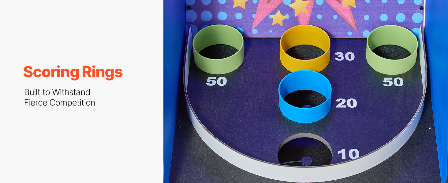 VEVOR 8 Fuß Roll und Score klassischer Arcade-Spieltisch mit ...