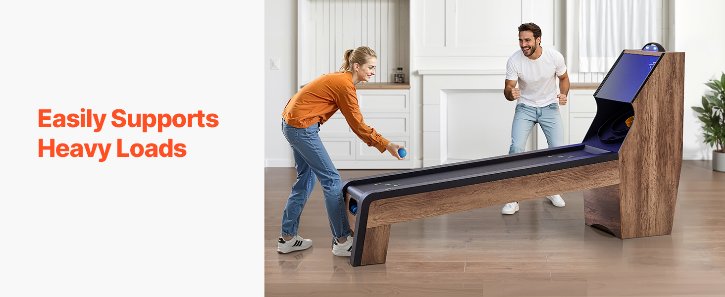 9 ft Roll & Score Arcade Game Table LED Electronic Scorer Home Game ...