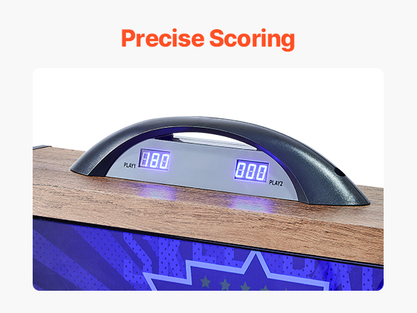9 ft Roll & Score Arcade Game Table LED Electronic Scorer Home Game ...