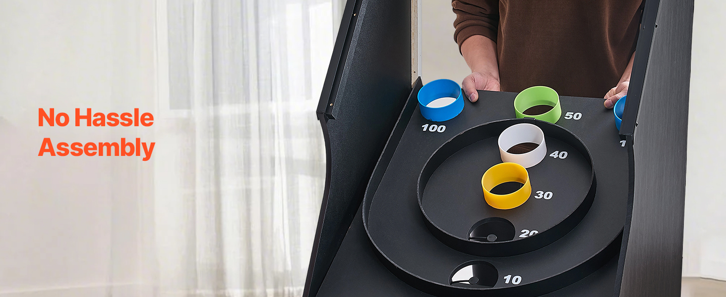 9 ft Roll & Score Arcade Game Table LED Electronic Scorer Home Game ...