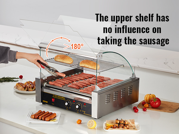 Hotdog Roller Commercial Hot Dog Roller Machine - Party Like A Stadium ...
