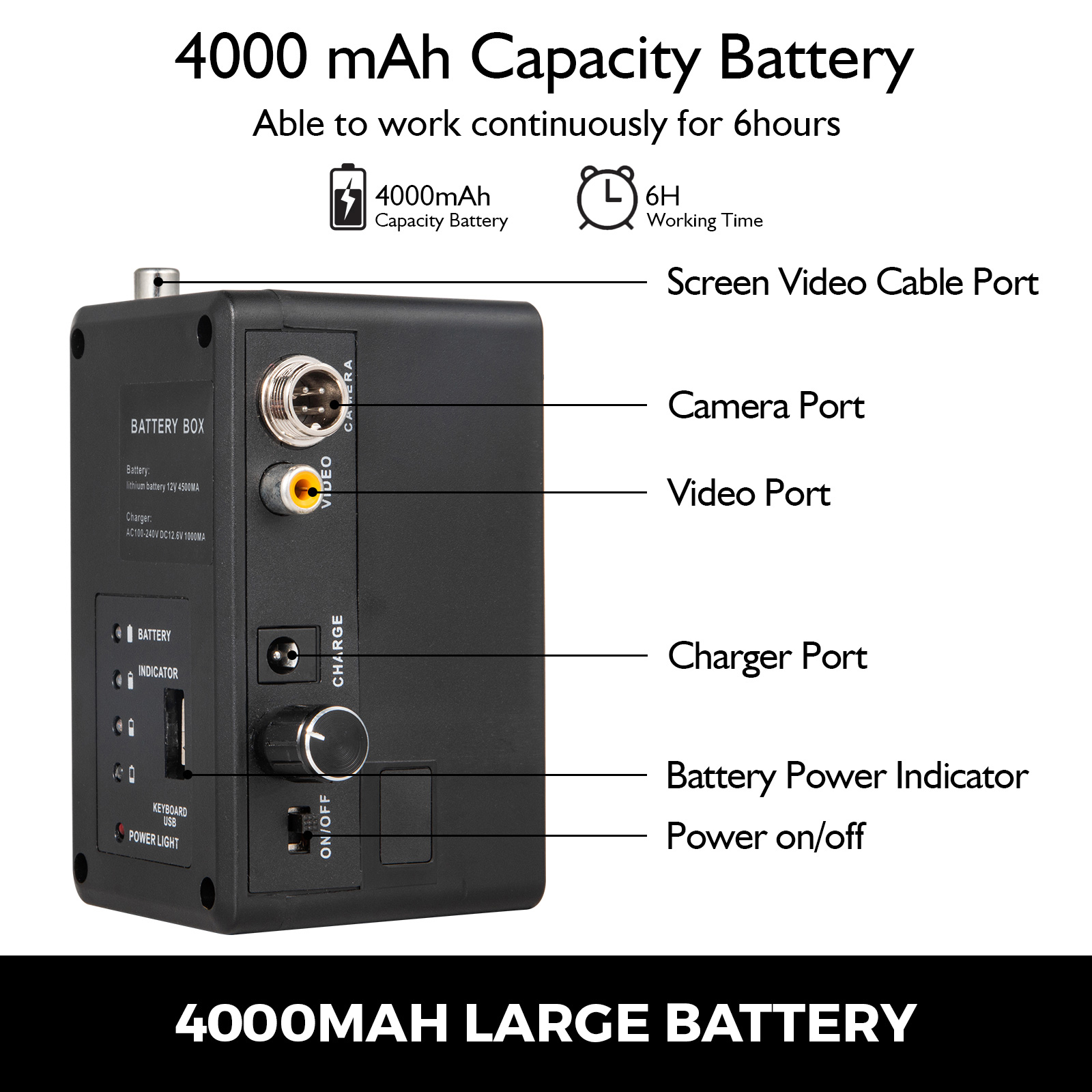 VEVOR Pipe Inspection Camera 50m Cable Sewer Camera 7inch Display Sewer ...