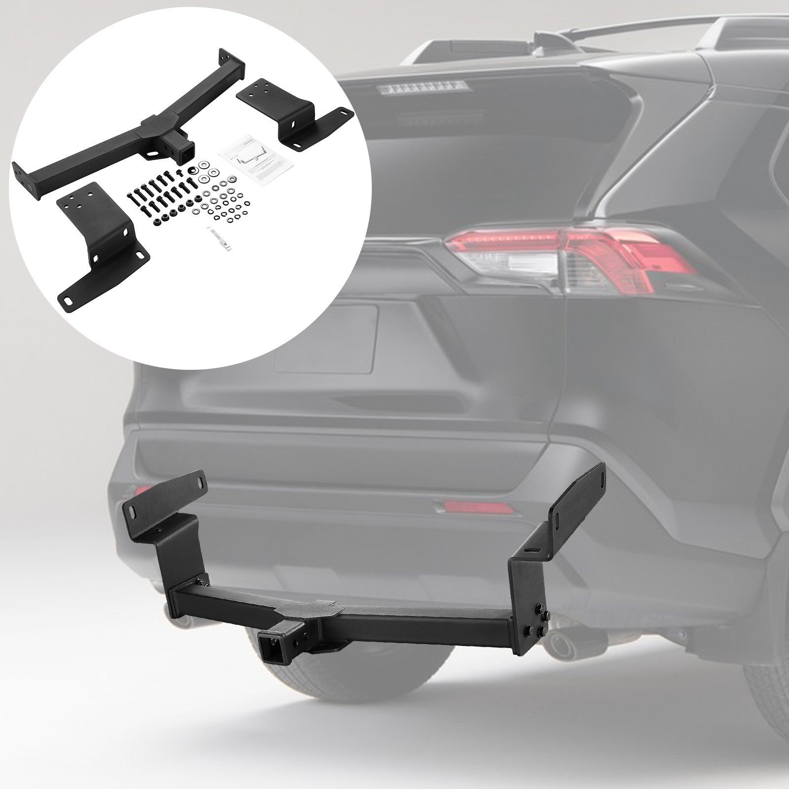 VEVOR Class 3 Trailer Hitch Tow Hitch 2" for CR-V/Grand Cherokee/RAV4 ...