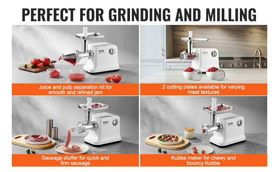 VEVOR 5.5 LBS/Min Electric Tomato Strainer 700W Tomato Sauce Maker ...