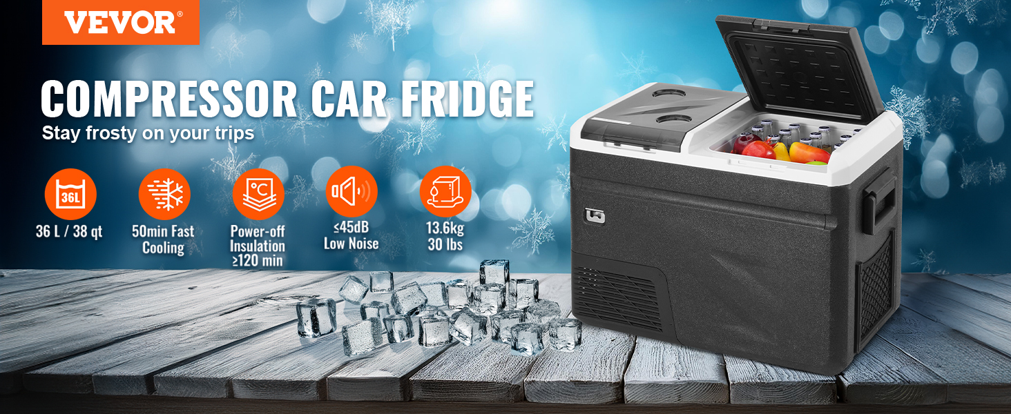 VEVOR Congelator frigorific portabil pentru mașină cu funcție de ...
