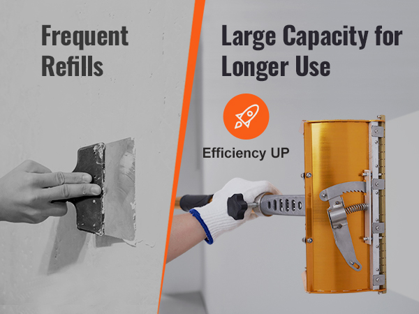 VEVOR Drywall Flat Box Handle, 40''-64'', Anodized Aluminum Flat ...