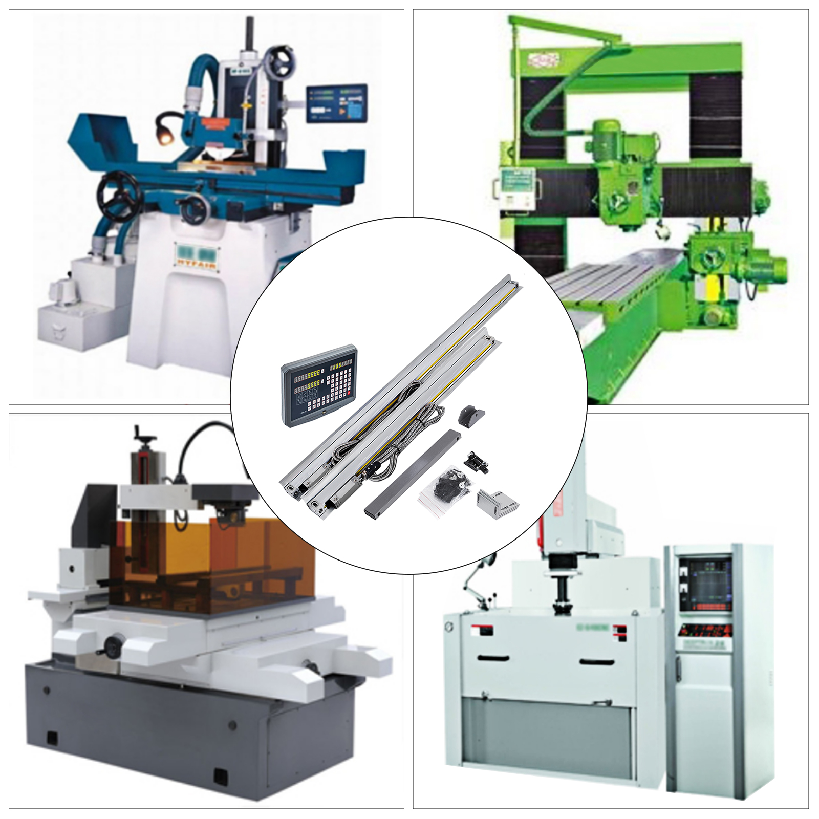 VEVOR Digital Readout, 2 Axis, DRO Display with 650mm and 800mm Travel ...