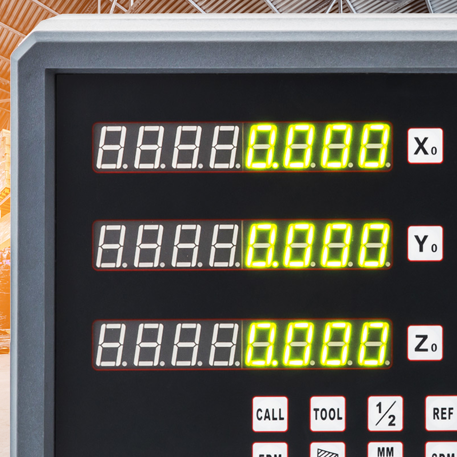 VEVOR 3 Axis Digital Readout DRO Display 250mm+450mm+500mm Travel Length Precision Linear Scale ...