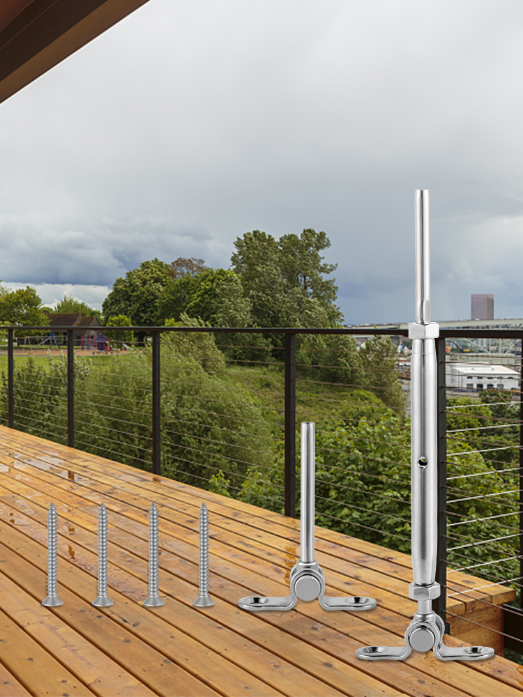 Vevor Kabel Railing Hardware Kit Spanschroef Set 8 Delig Draadspanner 1 ...