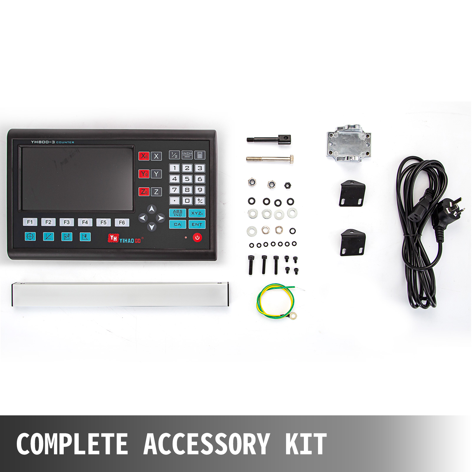 VEVOR Digital Readout Mill, 3 Axis, Precision DRO Display Linear Scale Encoder, 0.2μm Resolution ...