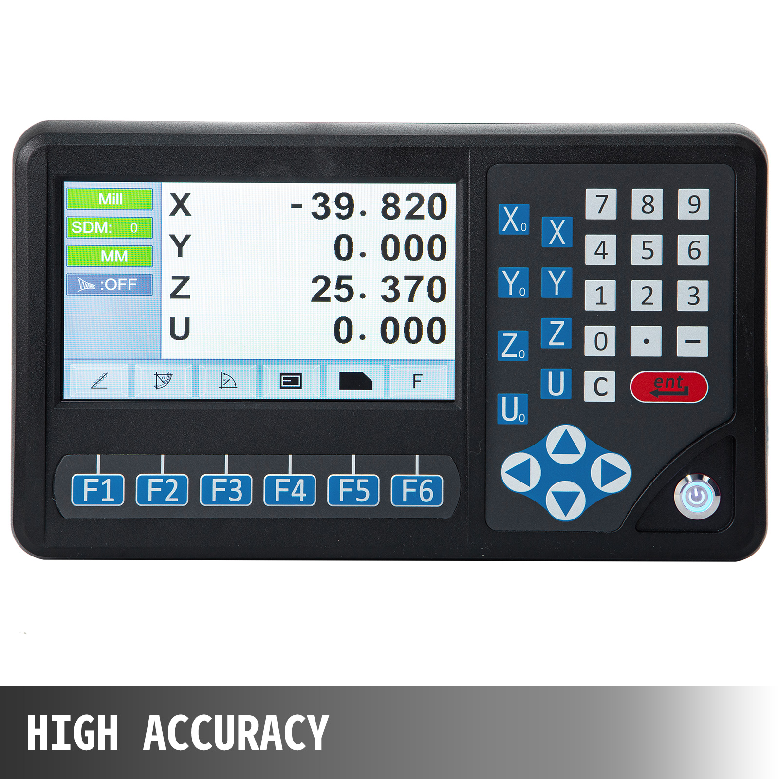 4 Axis Digital Readout Mill, Linear Encoder,LCD Screen,DRO for Milling Machine | VEVOR AU