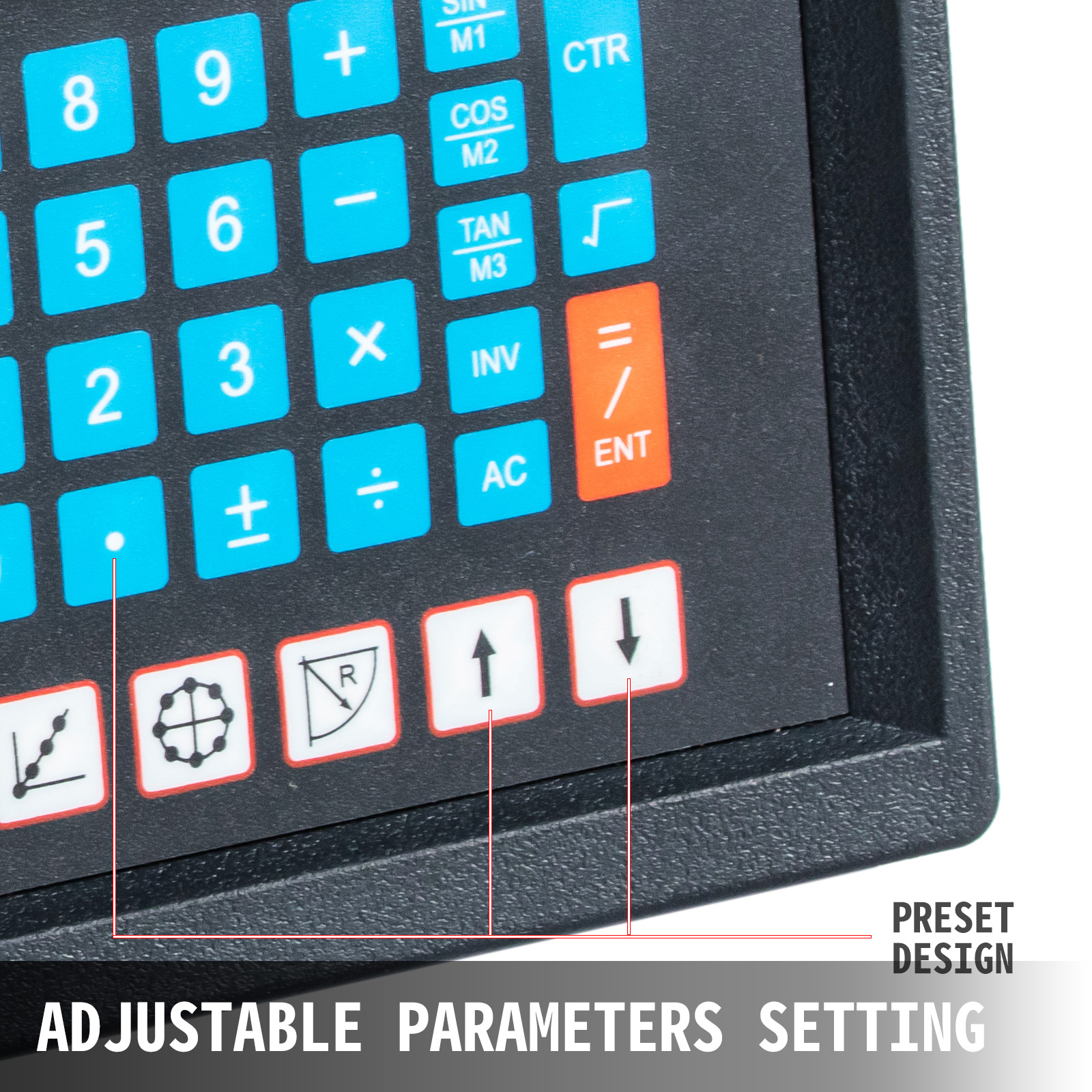 5 Axis Digital Readout Mill, Linear Encoder, LED Screen, DRO for ...