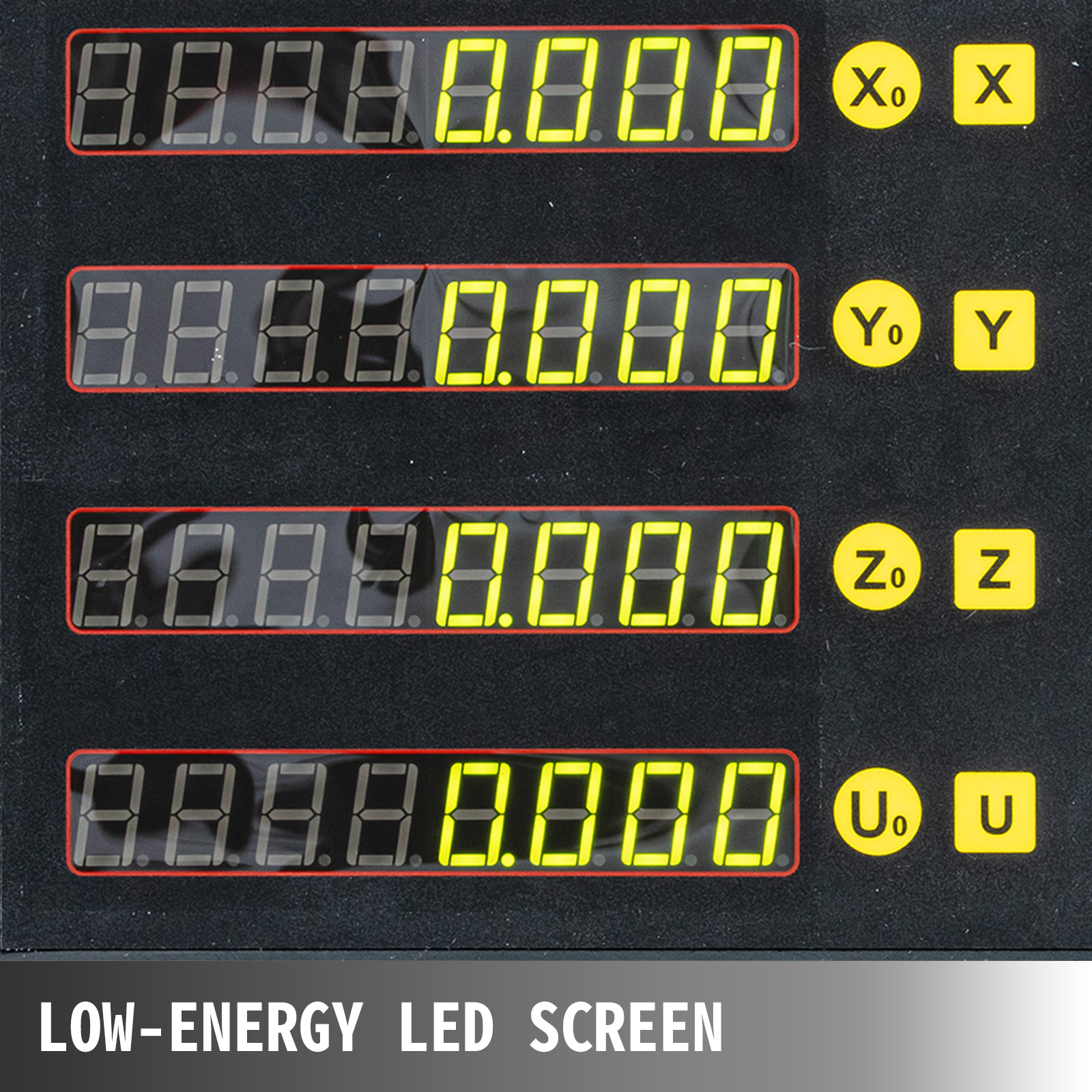 5 Axis Digital Readout Mill, Linear Encoder, LED Screen, DRO for ...