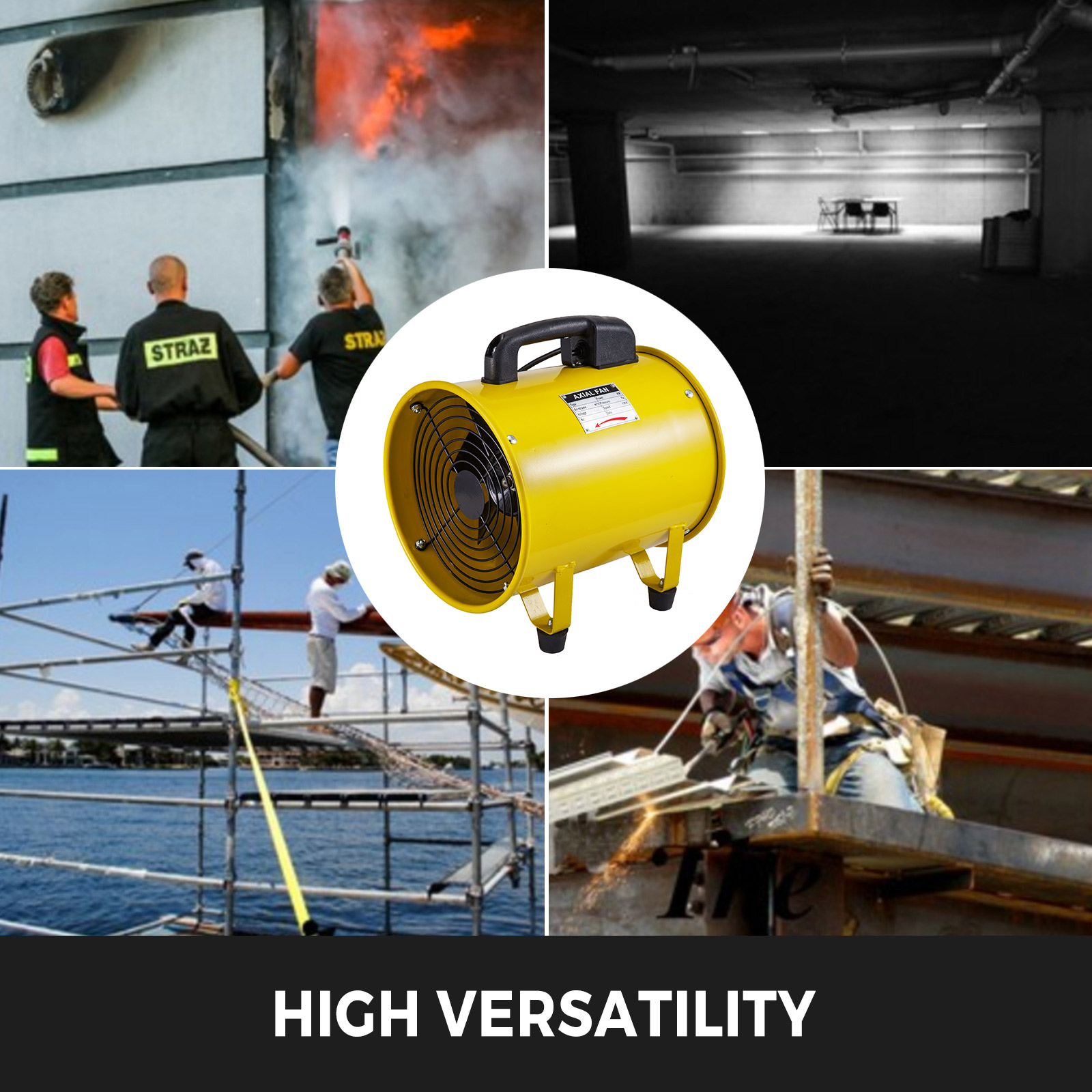 10" Extractor Fan Blower Portable Ventilator Industrial Air Double ...