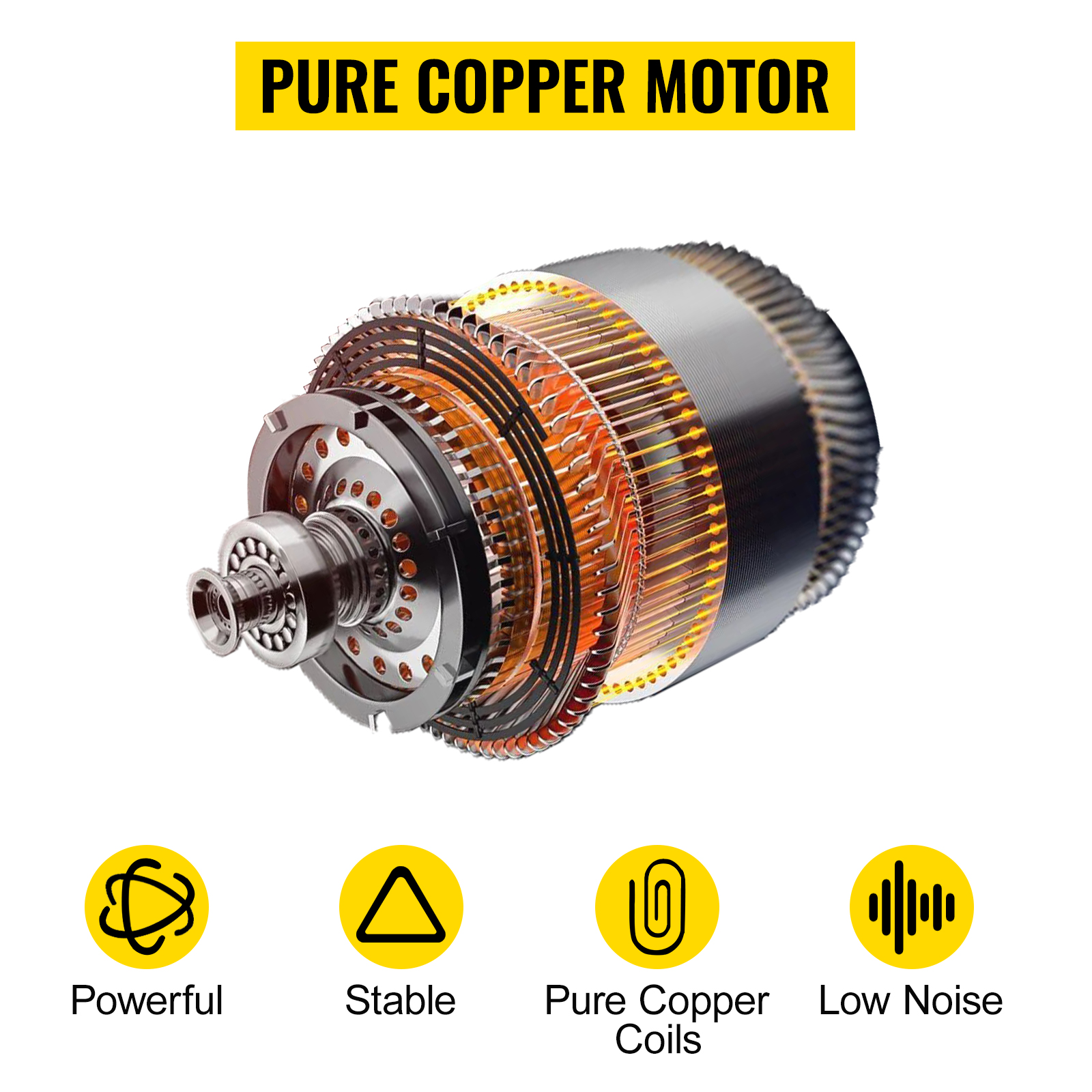 VEVOR Utility Blower Fan, 10 Inches 320W 1030&1518 CFM High Velocity ...