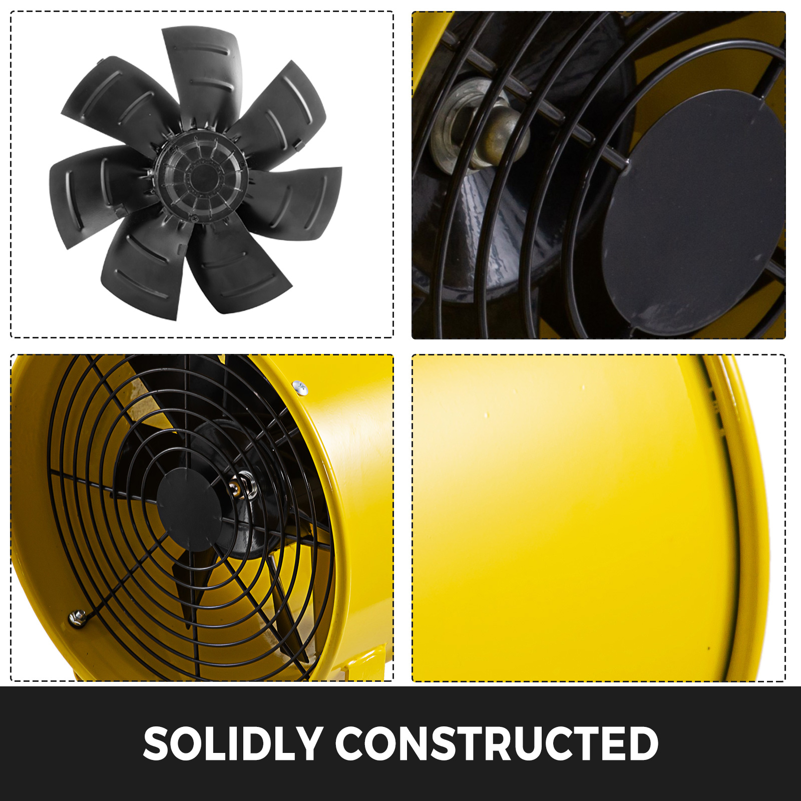 VEVOR Utility Blower Fan, 16 Inches, 1100W 2160 & 3178 CFM High ...