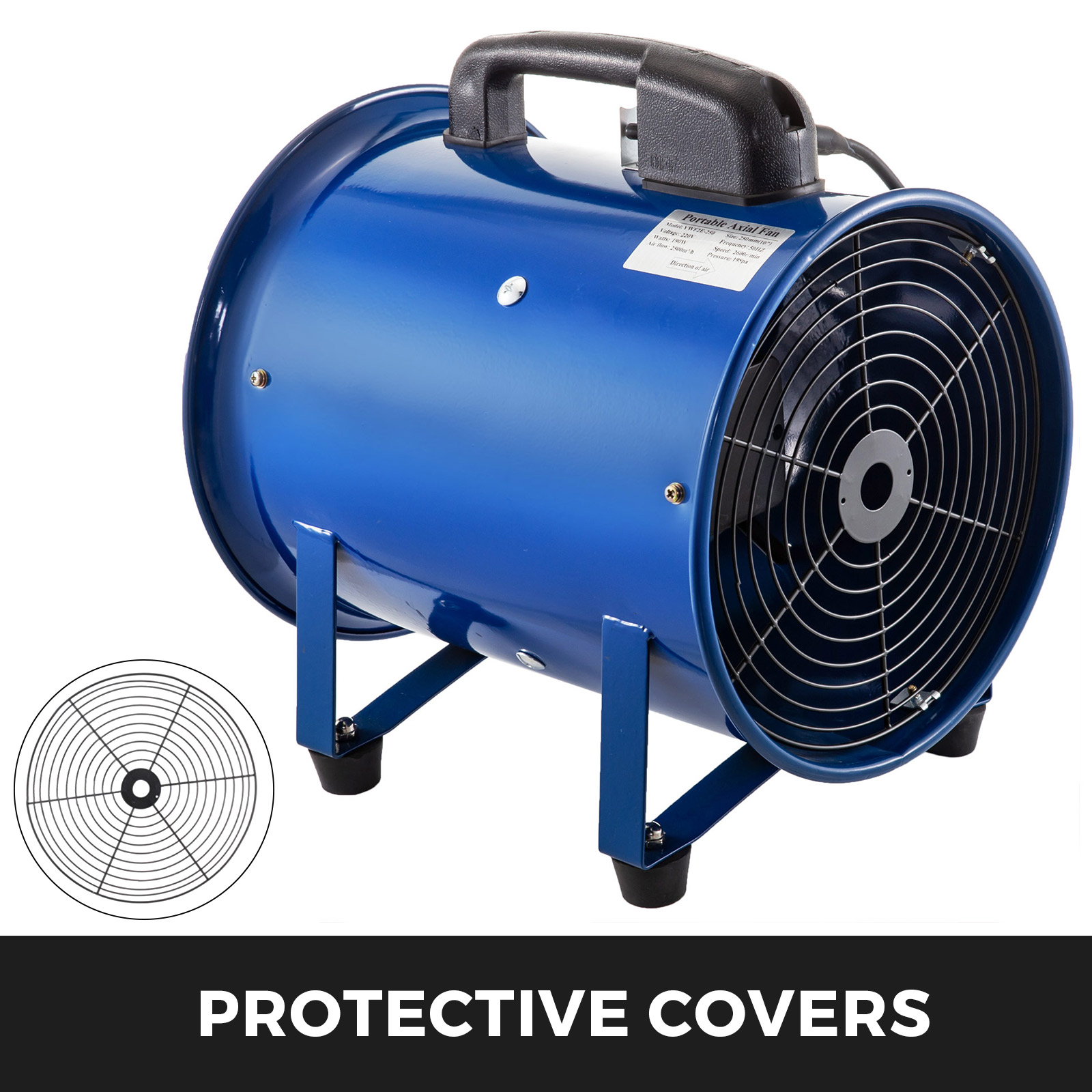 Cylinder Fan Crawl Space Ventilation Fan Blower Fan Extractor Fan ...