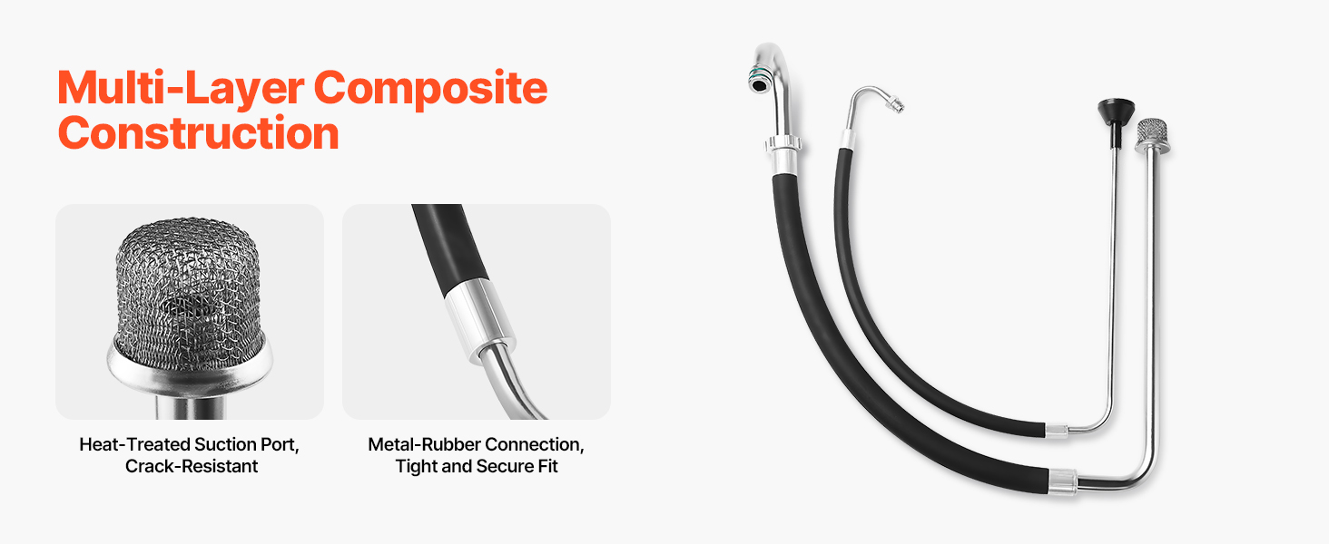 VEVOR Suction Hose Tube and Reflux Line Sets Airless Paint Sprayers ...