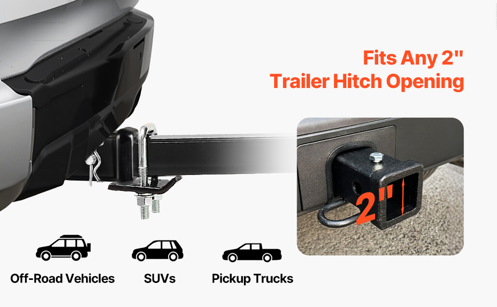 VEVOR 500 lbs Hitch Cargo Carrier Folding Hitch Cargo Carrier with ...