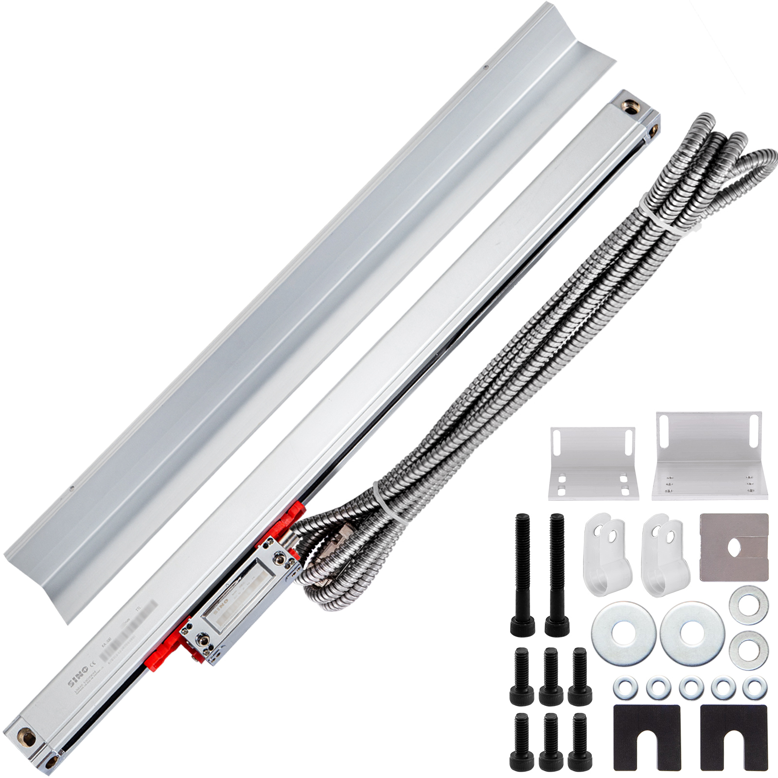 Vevor Precision Linear Scale Linear Glass Scale 320 Mm Dro Lathe ...