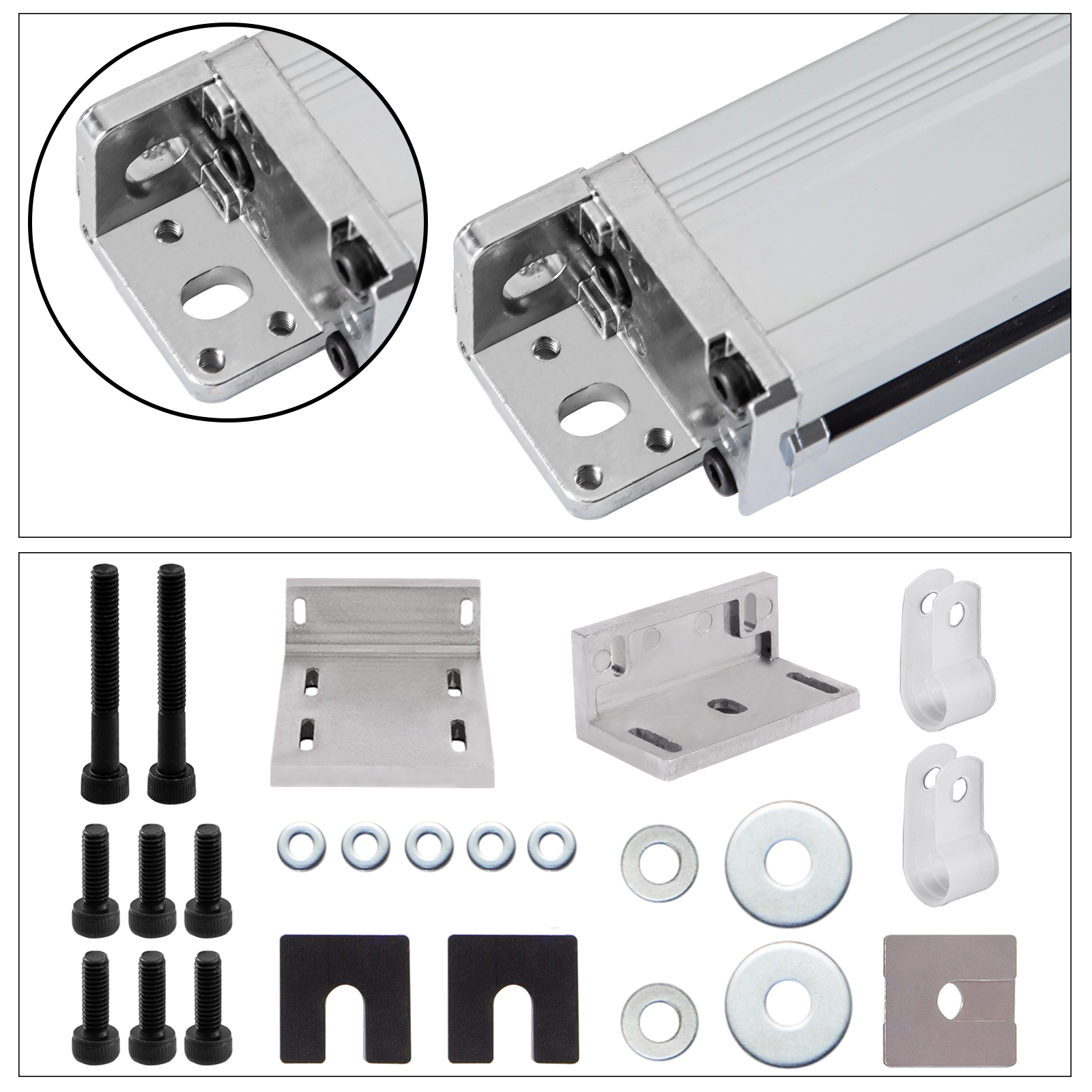 Vevor Precision Linear Scale Linear Glass Scale 1700mm Dro Lathe ...