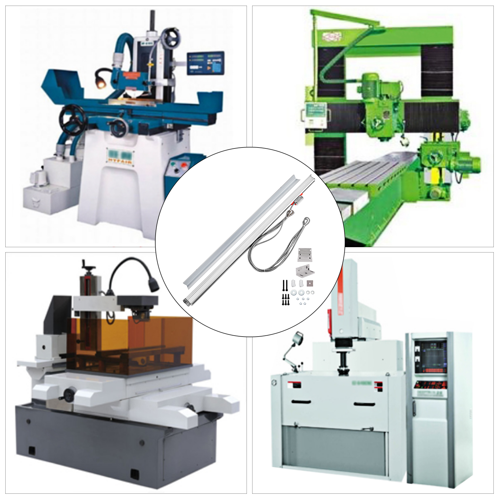 VEVOR Vevor Precision Linear Scale Linear Glass Scale 1700mm Dro Lathe ...