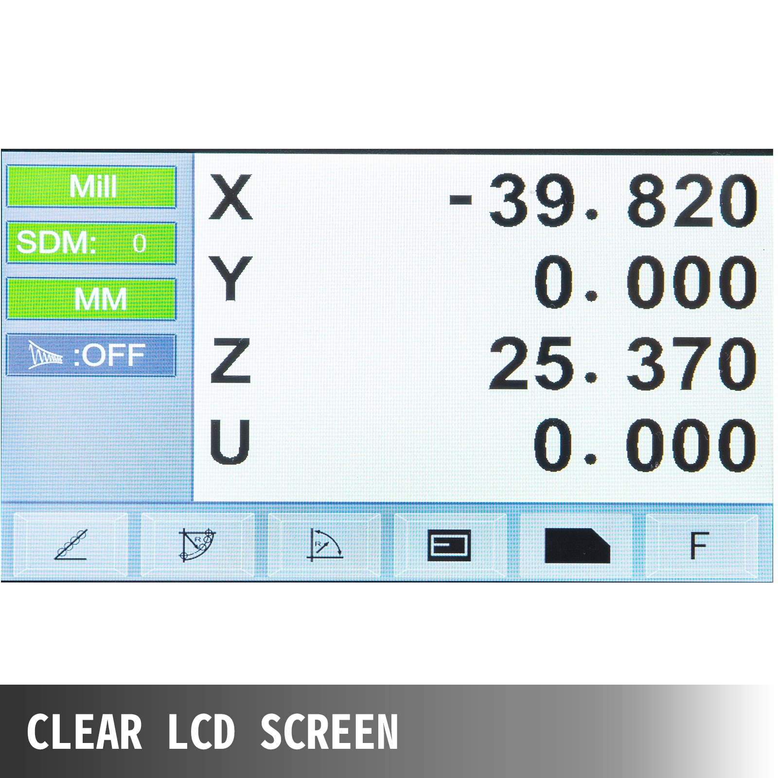 Vevor Lettura Digitale 4 Assi Display Digitale Schermo Lcd Dro Encoder Lineare | VEVOR IT