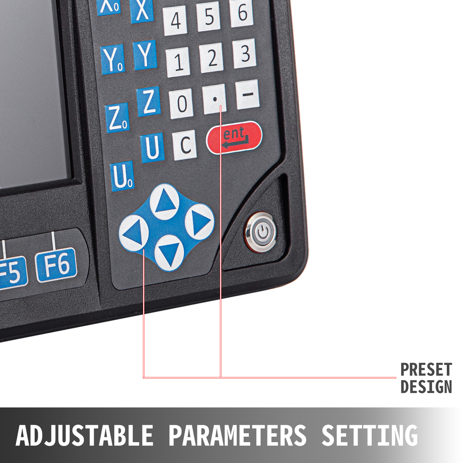 Vevor Lectura Digital Con Pantalla Herramienta Medidor Lectura Digital 5 Ejes | VEVOR ES