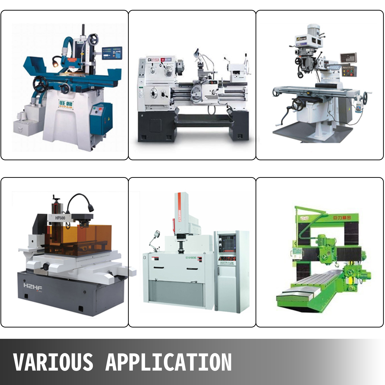 5 Axis Digital Readout Mill, Linear Encoder, Lcd Screen, Dro For ...