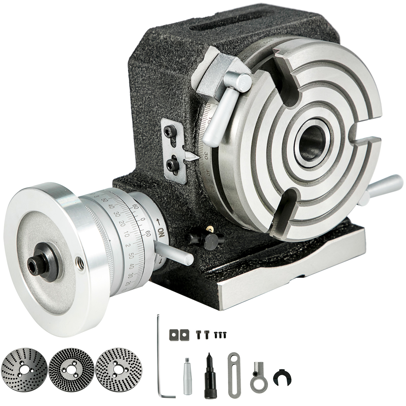 Rotary Table 4" 3-slot Horizontal Vertical Dividing Plates For Milling ...