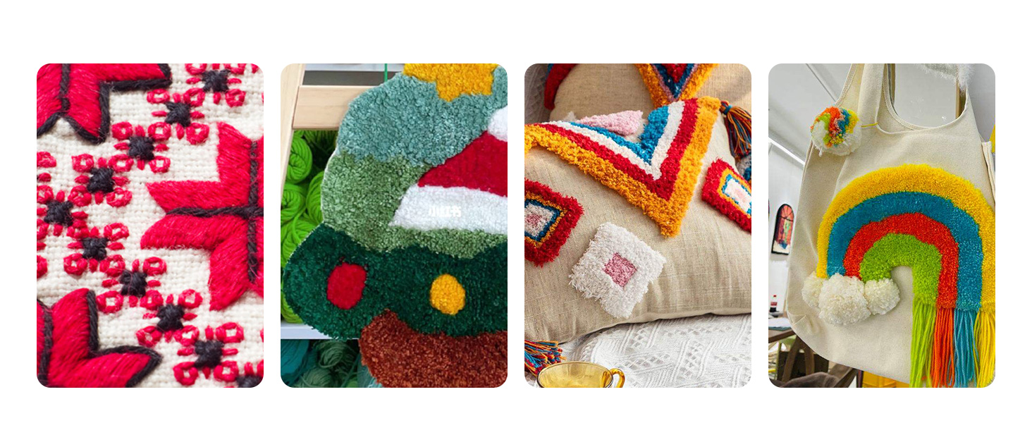 VEVOR Electric Carpet Tufting Machine Weaving Flocking Kit Cut Pile ...