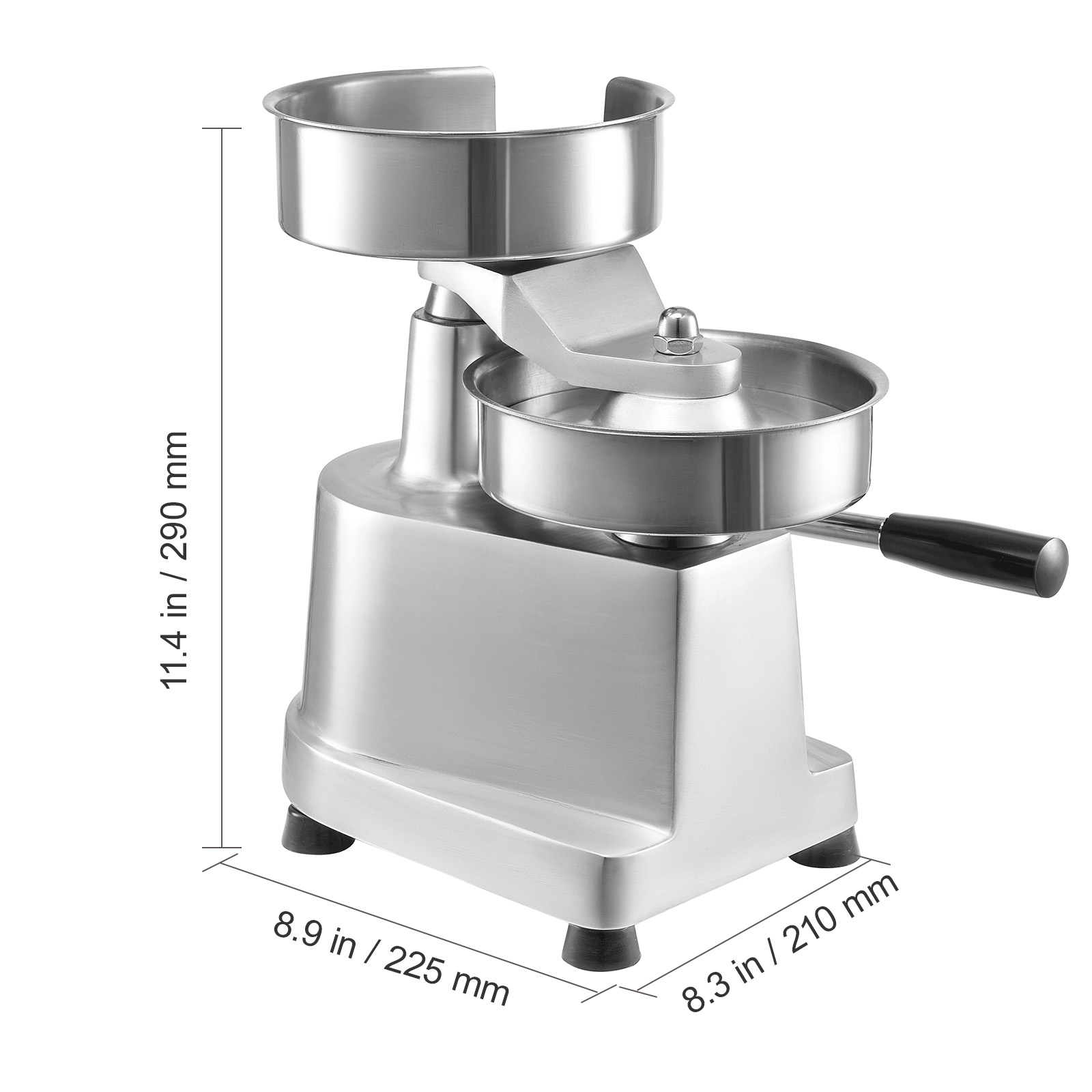 VEVOR Commercial Burger Patty Maker, 150mm/6inch Hamburger Beef Patty ...