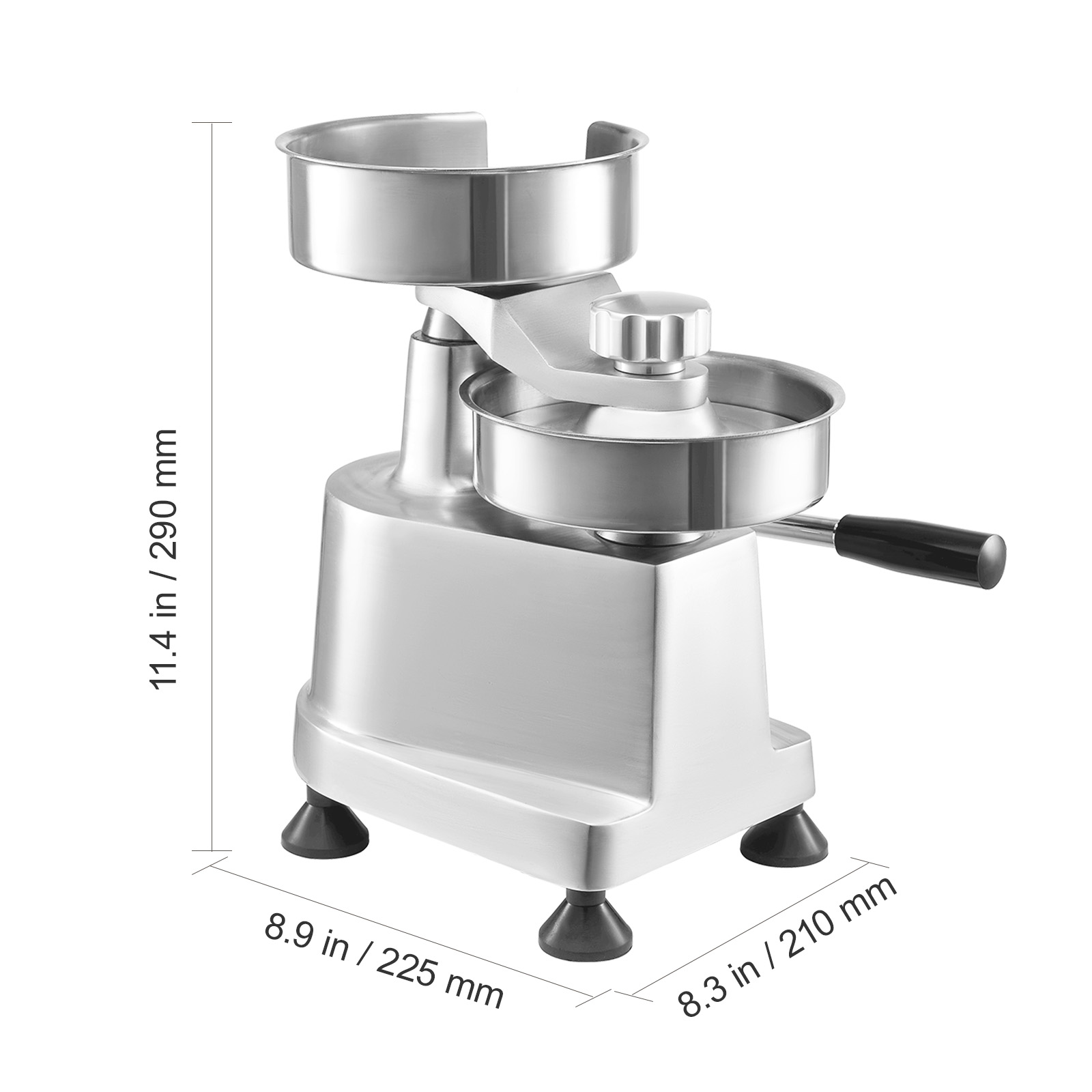 VEVOR Commercial Burger Patty Maker, Hamburger Beef Patty Maker with 3 ...